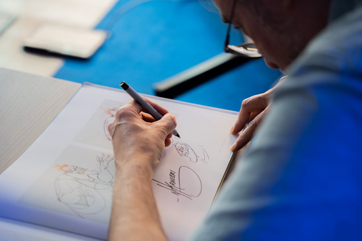 La visita de Nik Ranieri, Leyenda de Disney